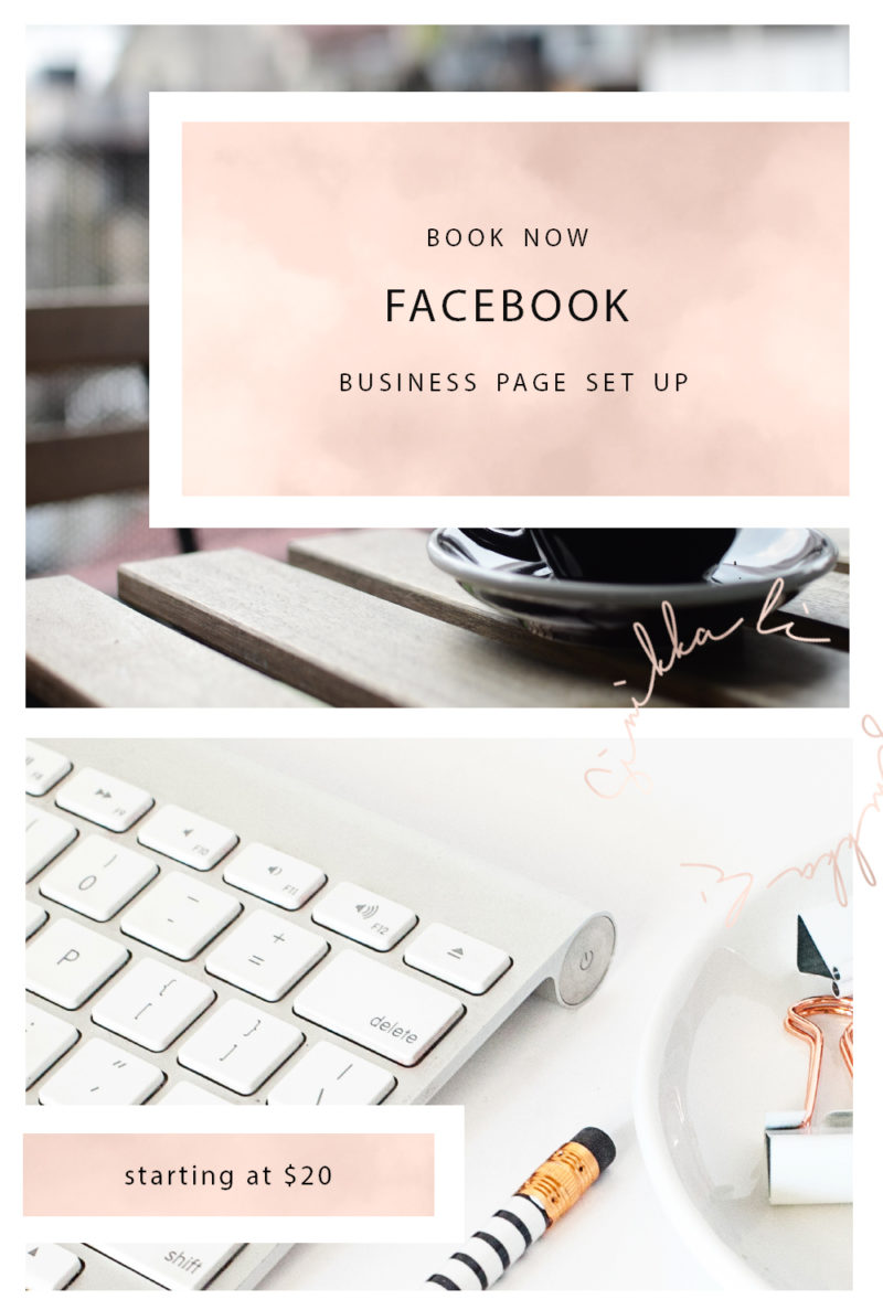 Facebook Page + step-by-step + set-up Tutorial » Glammed Events