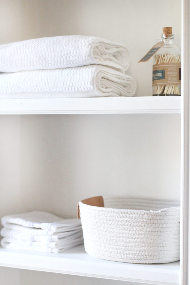 Clean and Organized Linens Closet DIY » Glammed Events
