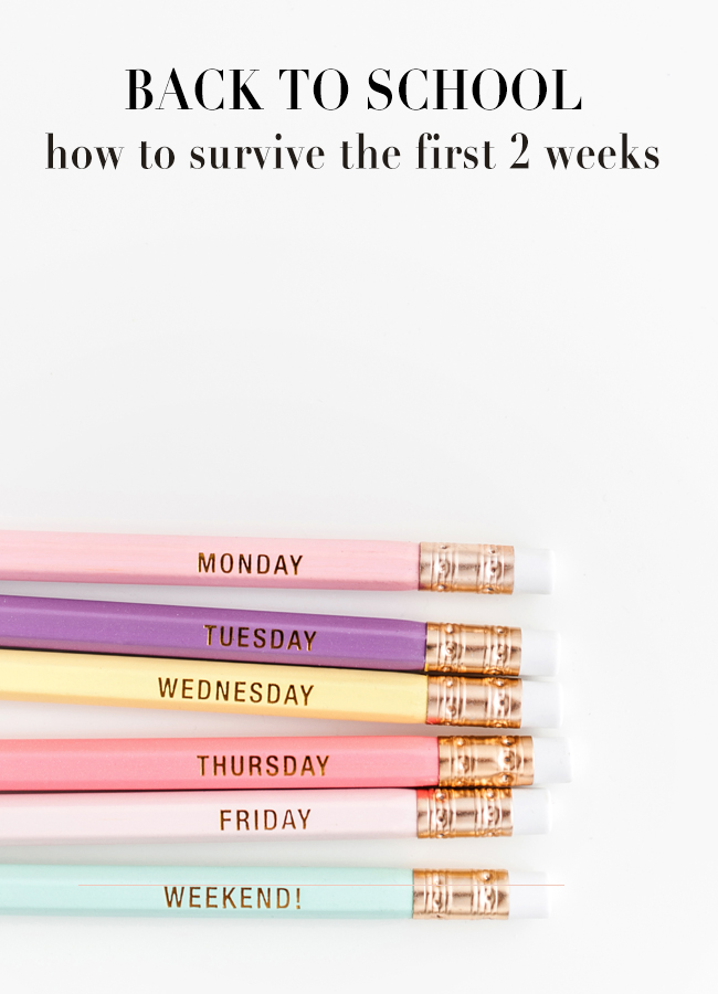 Back to School and how to survive the first 2 weeks » Glammed Events