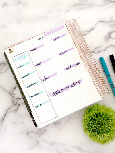 How to create a beautiful, hand written, bullet style to do list ...