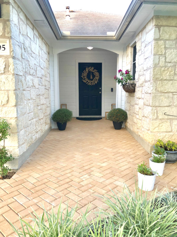 How to install cement pavers for a beautiful entryway » Glammed Events