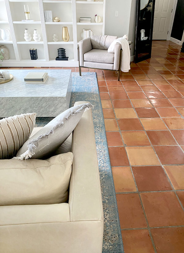 Saltillo tile for a Sophisticated Living Room » Glammed Events